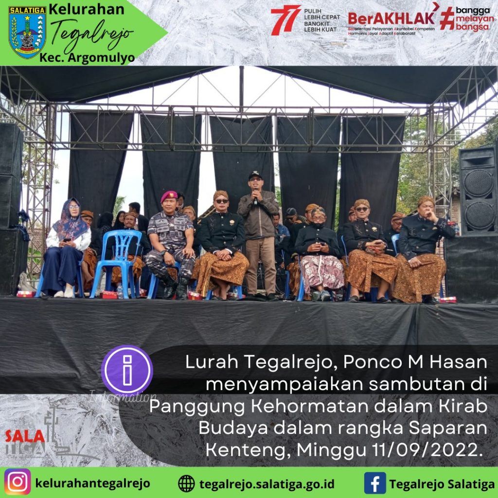 Kirab Budaya dalam rangka Saparan Kenteng RW 5 Tegalrejo